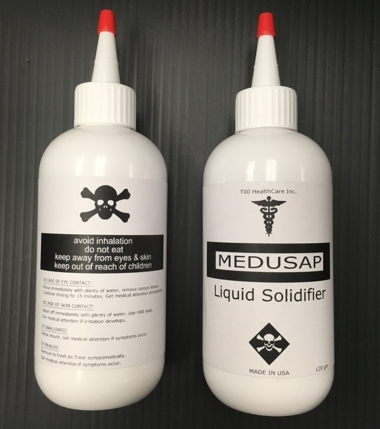 MEDUSAP Liquid Solidifier, 120gm. Made in the USA, Hospital Grade Prod ...