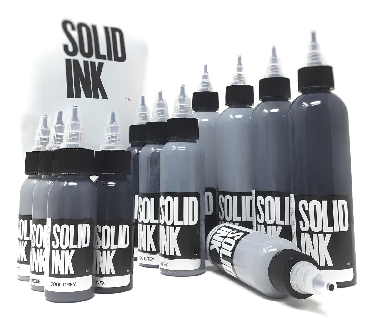 Solid Ink - Solid Ink Opaque Grey Set | Available in 1oz or 2oz ...